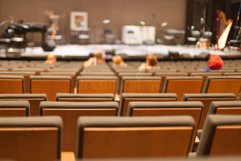 Empty concert hall stock image. Image of music, movie - 67149709