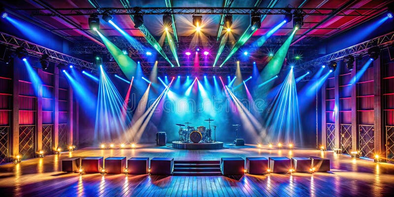 Empty Concert Stage Photography a Masterclass in Composition and Design ...