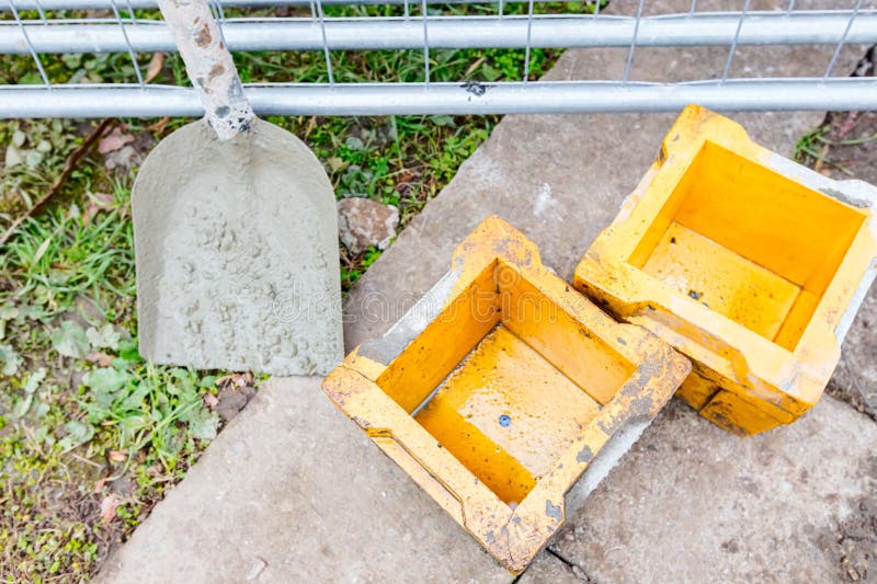 Empty Concrete Cube Molds for Compressive Strength Test of the Cement ...