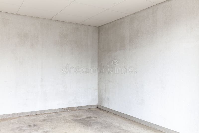 Empty concrete room stock photo. Image of concrete, area - 149698640
