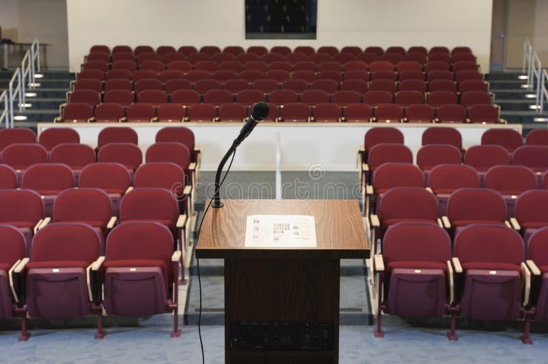 Empty Conference Room before Meeting Stock Image - Image of objects ...
