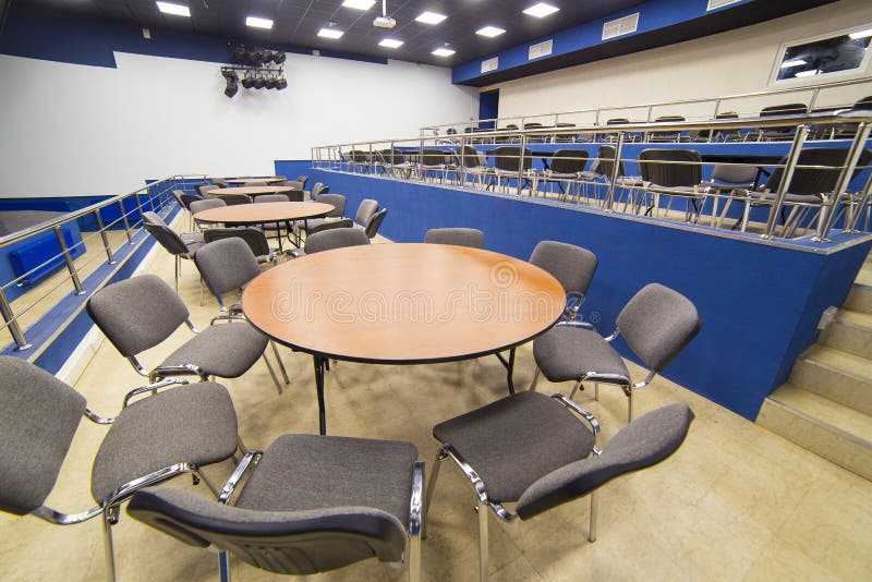 Empty conference hall stock image. Image of lecture, auditorium - 60276971