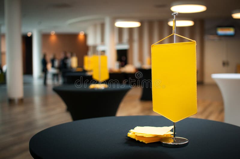 Notepad on a Conference Table. Stock Photo - Image of copy, global: 4998180