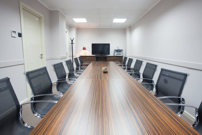 Empty conference room stock photo. Image of long, management - 47928472