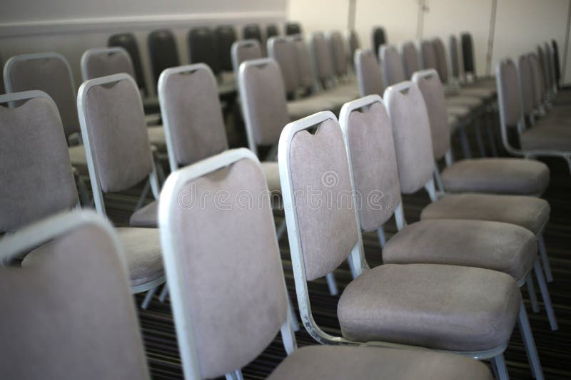 Empty Conference Room. Empty Chairs in an Auditorium or Classroom ...