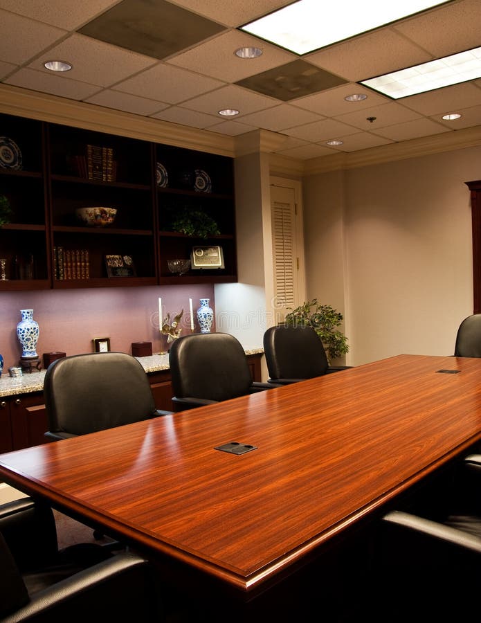 Empty Conference Room Table Stock Photo - Image of room, empty: 14138298