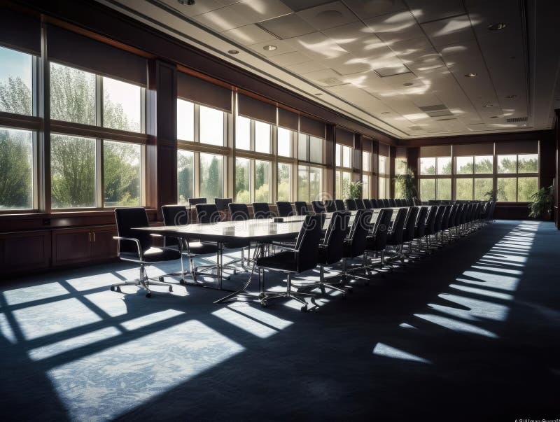 Empty Conference Room Windows Stock Illustrations – 1,763 Empty ...