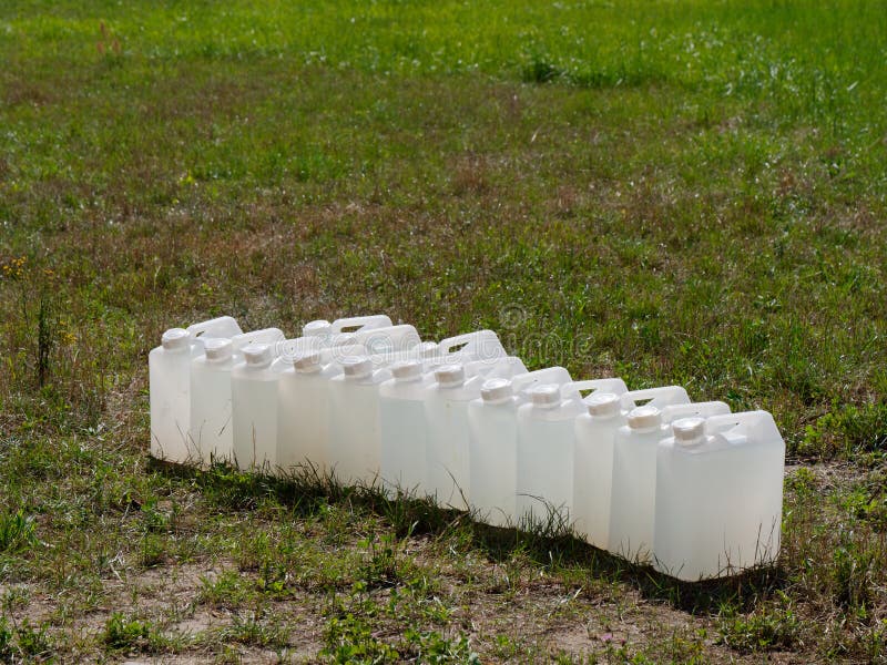 Empty Container Canister for a Set of Drinking Water Stock Image ...