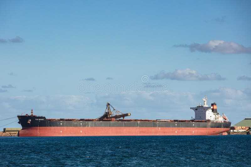 Empty Container Ship at Berth in the Port of Esperance, Western ...