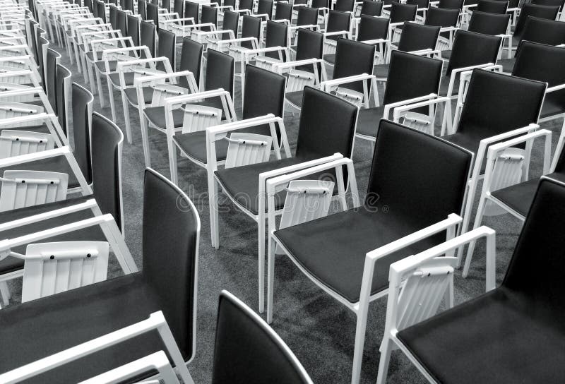 Empty Contemporary Conference Hall with Modern Chairs Stock Photo ...