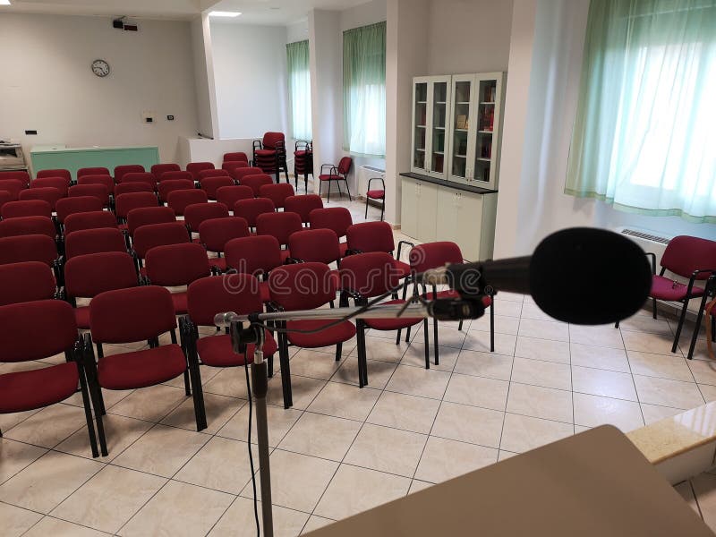 Empty Convention Center Hall Stock Photo - Image of chairs, conference ...