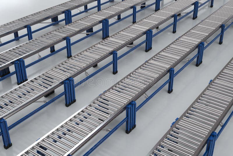 Empty conveyor belt stock photo. Image of manufacturing - 85669634