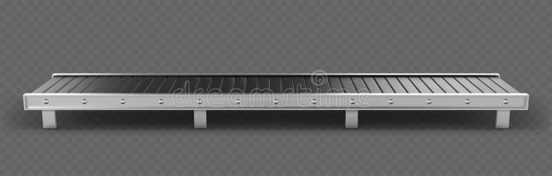 Conveyor Belt Top View. Realistic Vector Illustration Stock ...