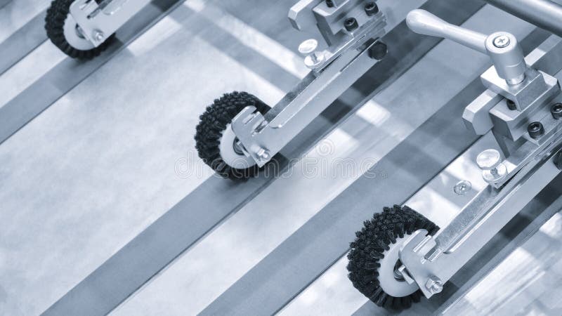 Empty Conveyor Rollers Belt for Food Machinery, Industrial Technology ...