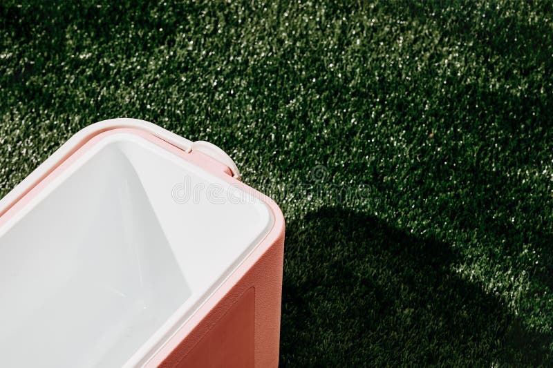 Empty Cooler Mockup - Summer Party Outdoors Stock Photo - Image of ...