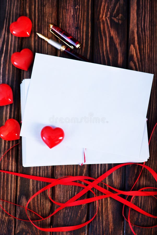 Empty Copyspace Valentine Card Stock Image - Image of design ...