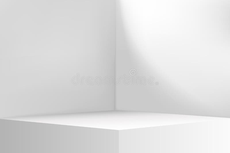 Empty Corner, Room Inner Space, Interior Mock Up Stock Vector ...