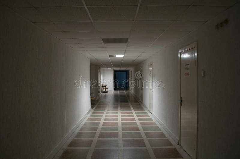 Empty Corridor stock photo. Image of lights, entrance - 13239912