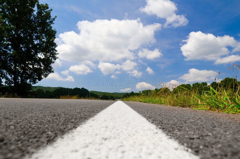 Empty country road stock photo. Image of space, pure - 22875034