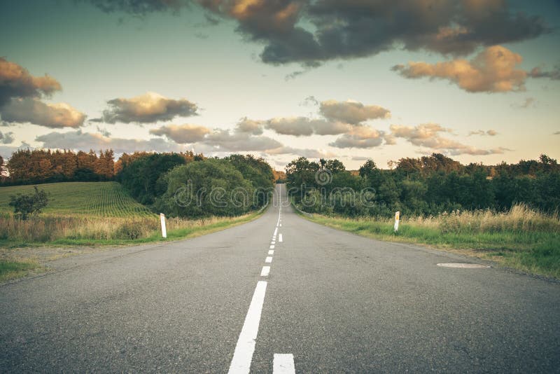 Empty country road stock photo. Image of country, driving - 47949190