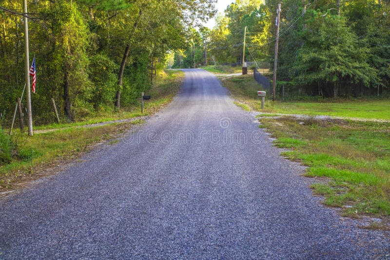 An empty country road stock photo. Image of cloudy, nature - 248623010