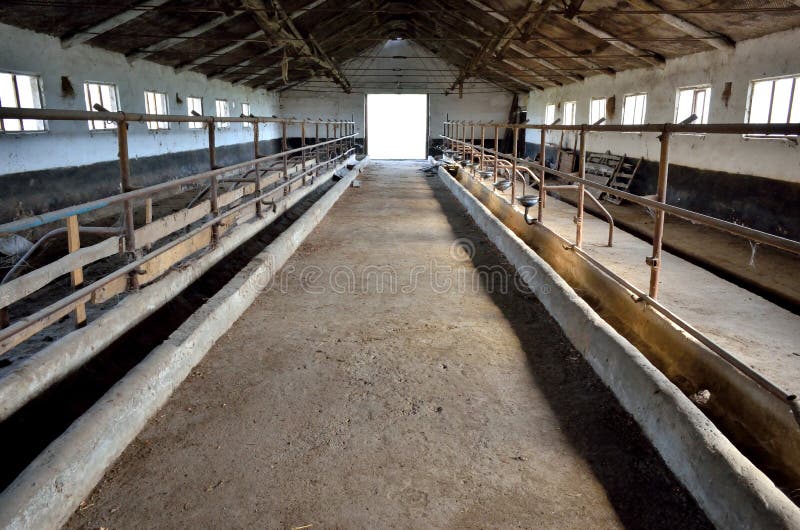 Empty barn stock photo. Image of livestock, environment - 32461326