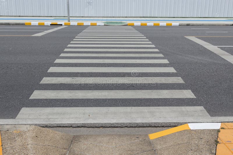 Empty crosswalk stock image. Image of roadway, safety - 77834311