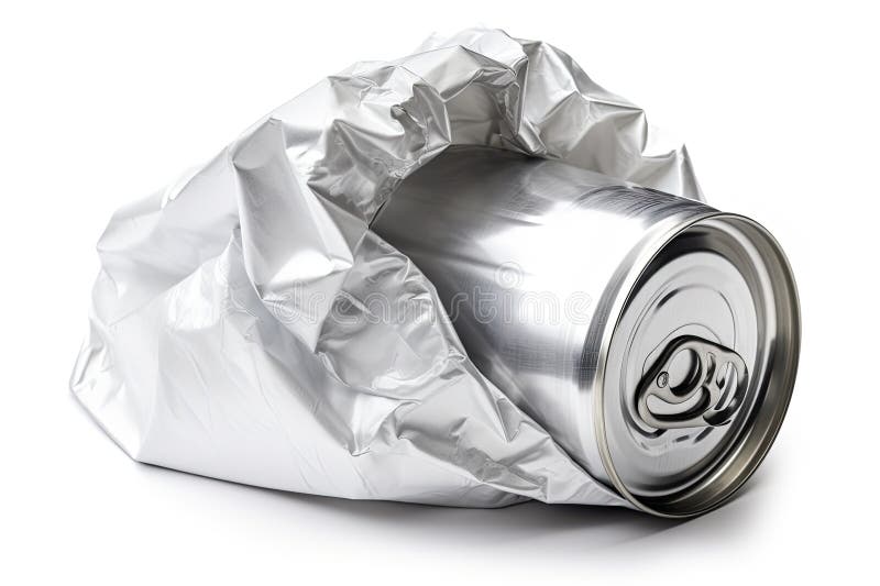 Crumpled Beverage Can Isolated White Stock Illustrations – 148 Crumpled ...