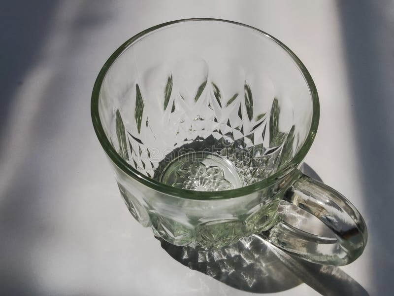 Empty crystal glass stock photo. Image of studio, single - 27709896