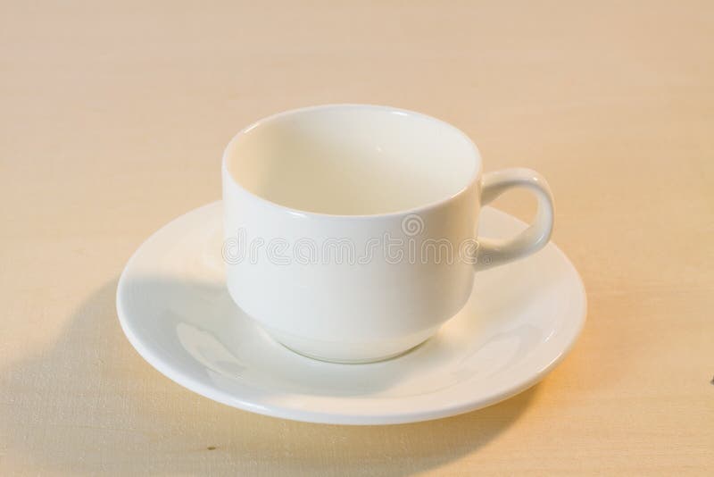An empty cup stock photo. Image of glass, china, plate - 13812600