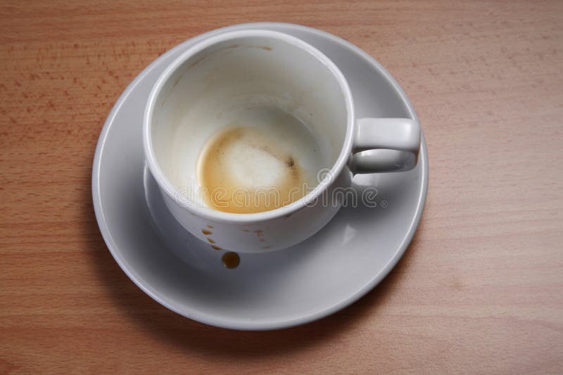 Empty cup stock image. Image of single, drink, dirty - 17998663