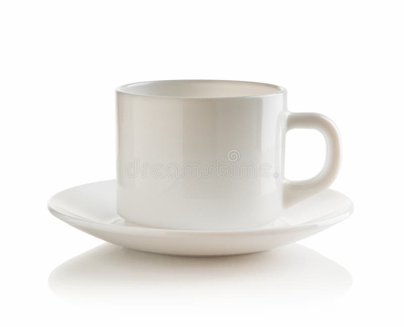 Empty cup stock photo. Image of isolated, porcelain, ceramic - 7745618