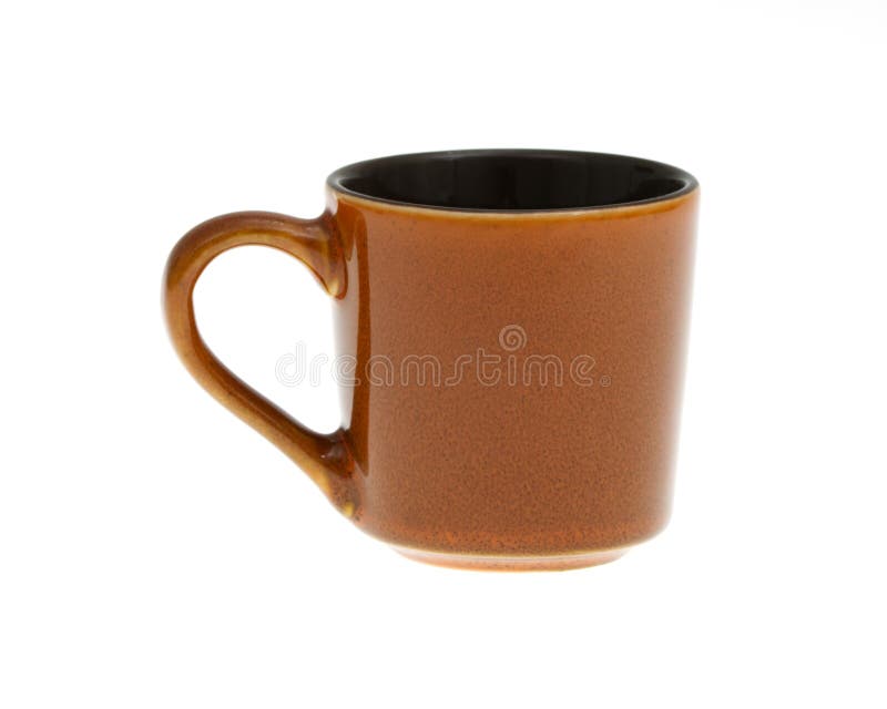 Empty Cup Isolated on White Background Stock Photo - Image of coffee ...