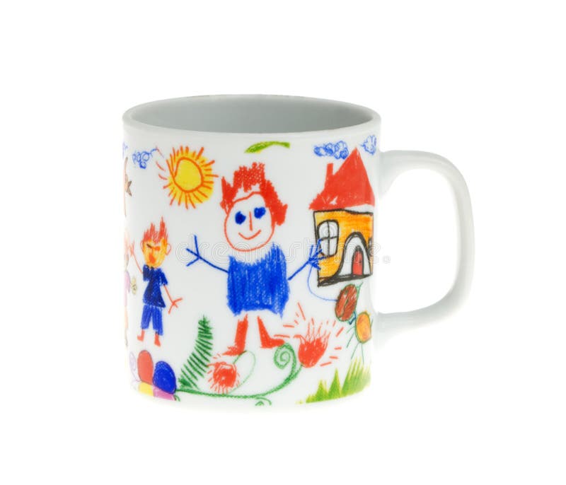 Empty Cup Isolated on White Background Stock Image - Image of espresso ...