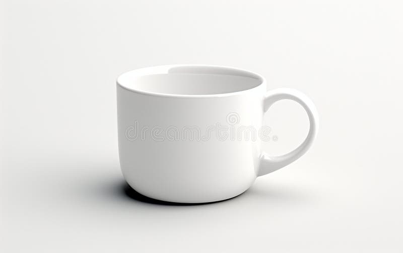 Empty Cup Piece on Transparent Background Stock Illustration ...