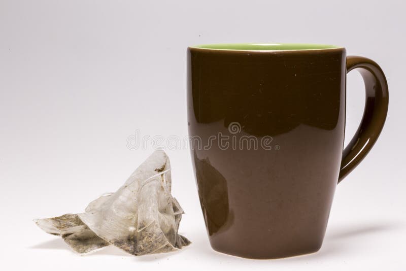Empty Cup and Tea Bag stock photo. Image of herbal, fresh - 65306982