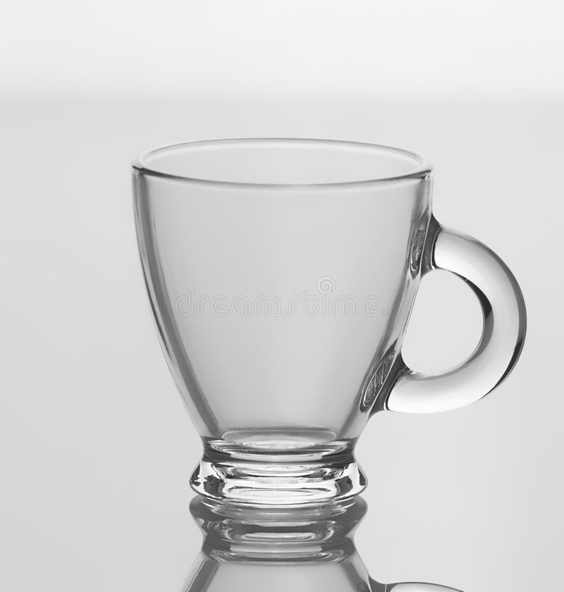 Empty Cup of Tea with Handle Stock Image - Image of transparent, coffee ...