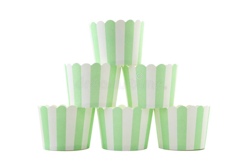 Empty cupcake cases stock image. Image of cooking, container - 125953493