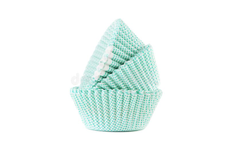 Empty cupcake cases stock image. Image of bakeware, closeup - 127963233