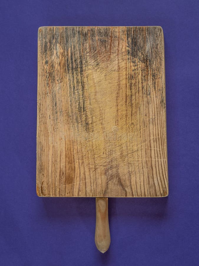 Empty Cutting Board on Blue Stock Photo - Image of empty, kitchen ...