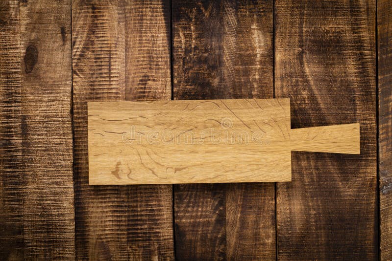 Empty Cutting Board Cutting Board on a Old Rustik Table Stock Image ...