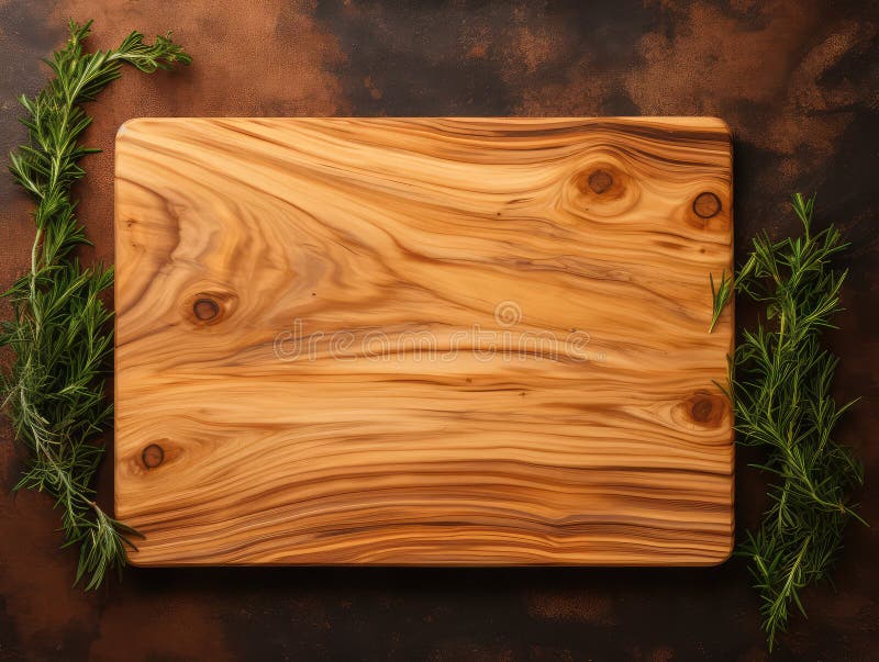 Empty Cutting Board Texture Background, Wooden Chopping Board Mockup ...