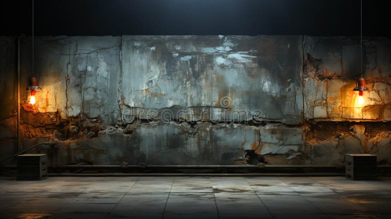 Empty Dark Abstract Cement Wall Abstract Background Stock Photo - Image ...