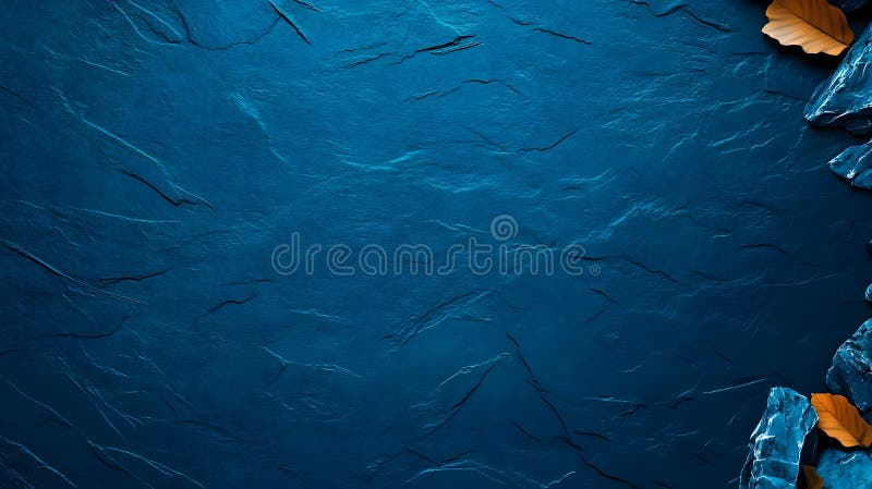 Empty Dark Blue Background with White Text Overlay for Screenshot or ...