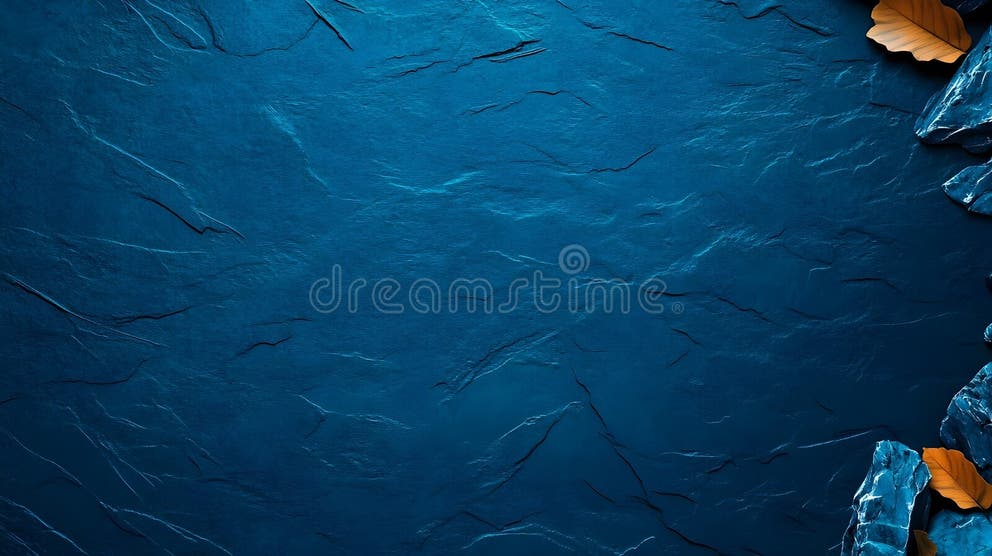 Empty Dark Blue Background with White Text Overlay for Screenshot or ...