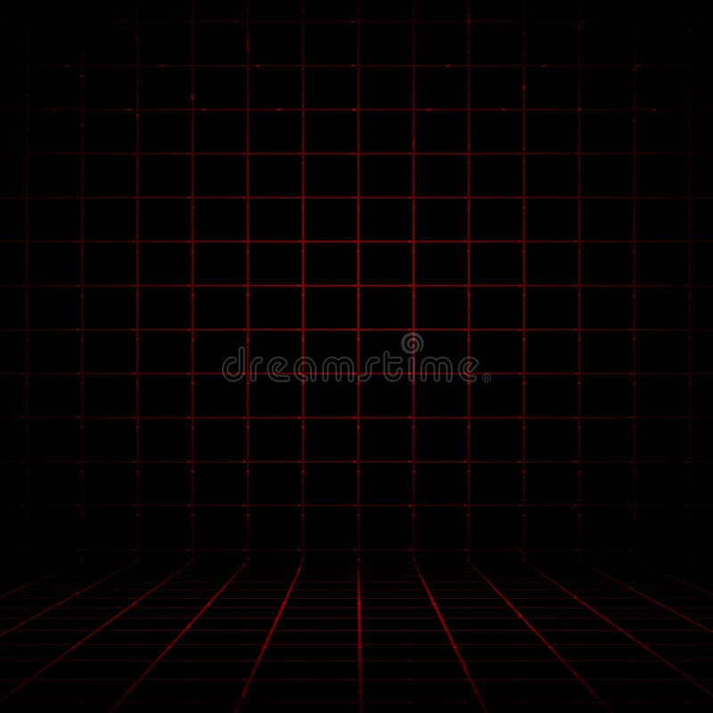 Empty Dark Red Digital Graph with Black Vignette Studio Well Use Stock ...