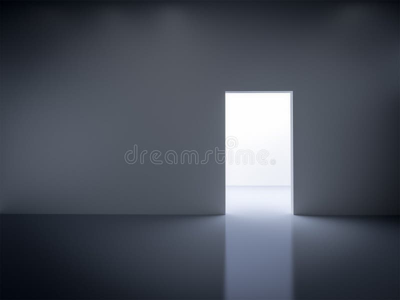 Empty dark room stock illustration. Illustration of black - 29060729