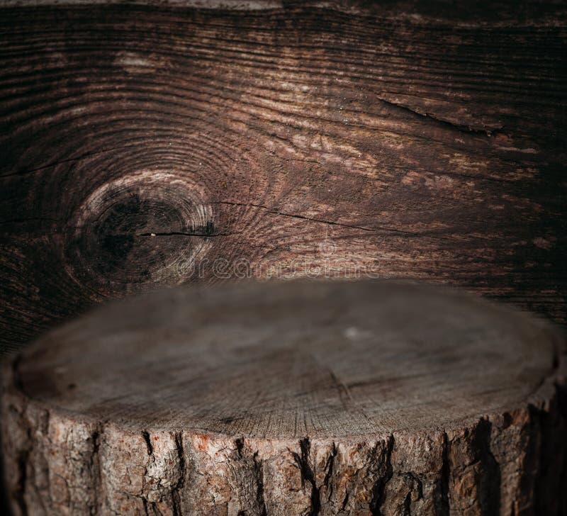 Empty Dark Wood Background To Insert. Space for Text Stock Image ...