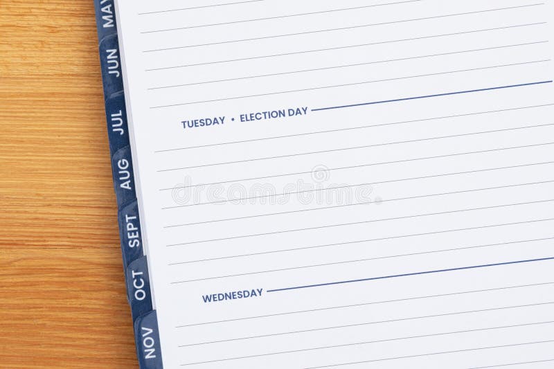 Empty day planner on desk stock image. Image of planning - 344784351