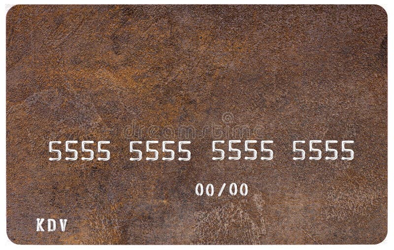 Empty Debit, Credit Card Closeup Stock Photo - Image of abstract ...